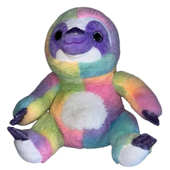 Fiesta | Toys | Fiesta Toys Rainbow Sherbet Soft Plush Sloth Stuffed Animal Sparkle Nose 1 ...